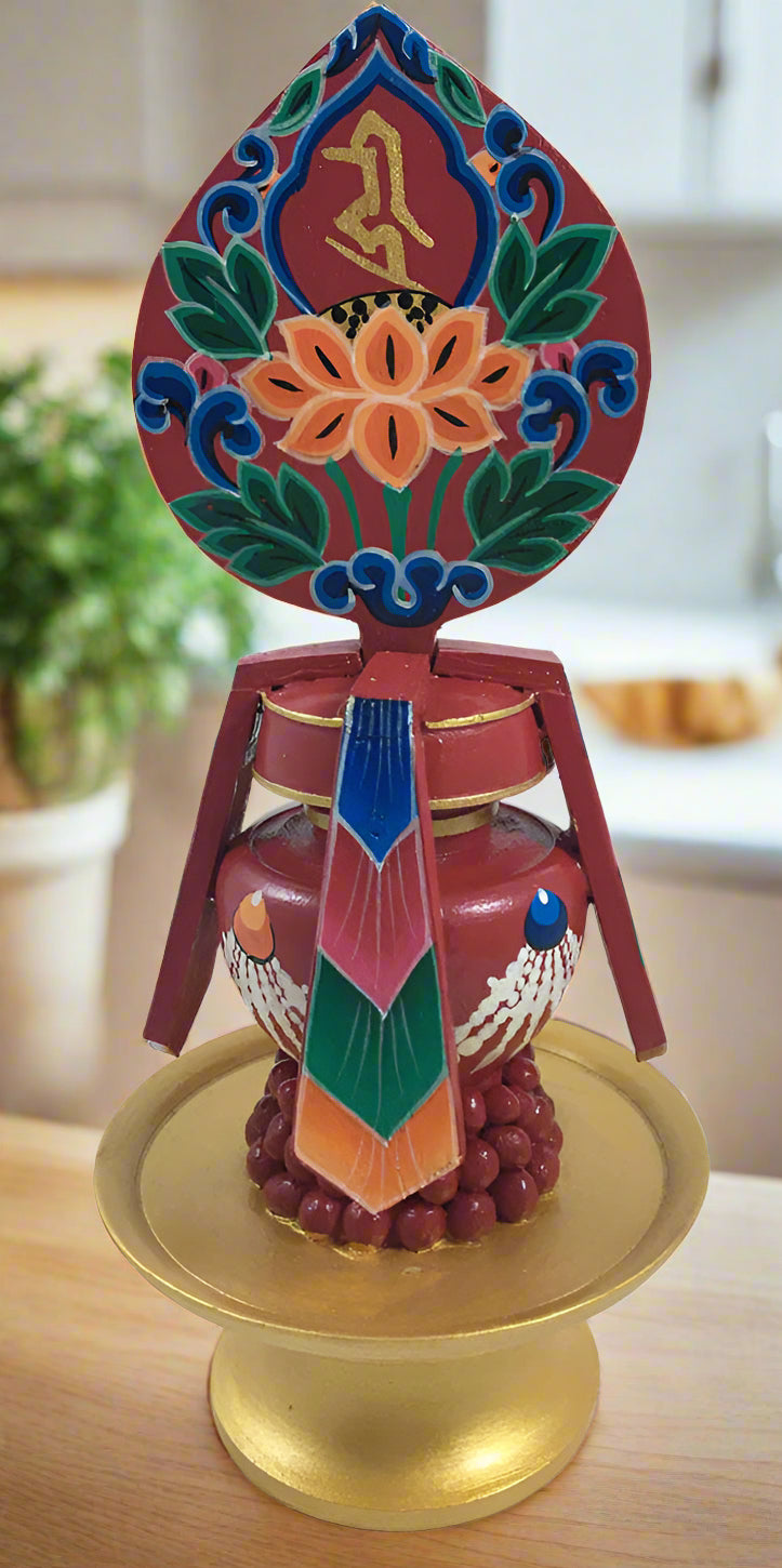 Colorful Long Life Vase #1 | Potala Gate